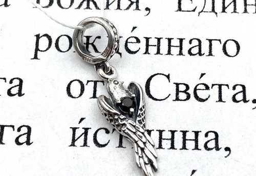 Серебряный Подвес «Голубка» с ювелирной вставкой