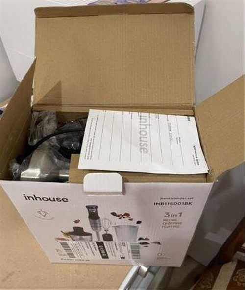 Блендер погружной новый inhouse 1150вт