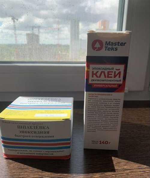 Эпоксидный клей и шпатлевка эпоксидная