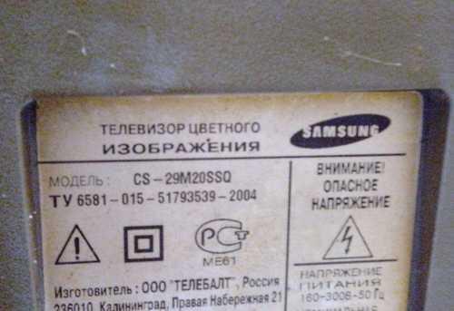 Телевизор Samsung CS-25M20SSQ