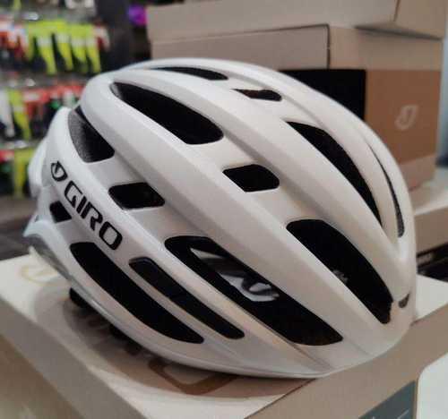 Велошлем giro Agilis, белый, M, 55-59 см