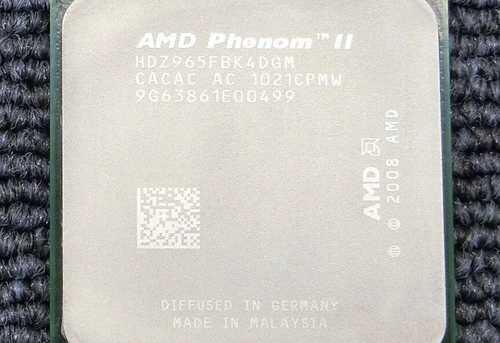 Процессор AMD phenom ii x4 965 3.4 Ггц