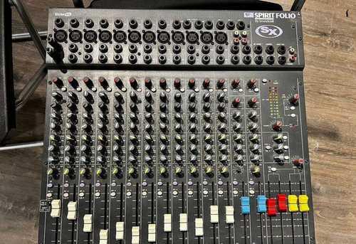 Микшерный пульт soundcraft spirit folio