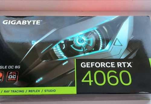 Новая gigabyte nvidia RTX 4060 eagle OC 8 Gb