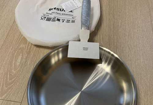 Сковорода IKEA sensuell нержавеющая сталь, 28 см