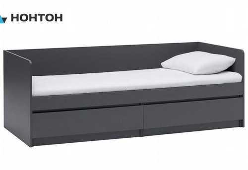 Кровать Челси 0.8 м графит