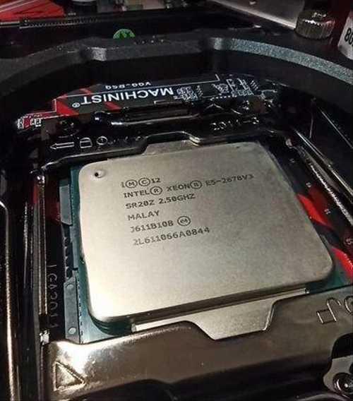 Комплект Xeon E5 2678 v3 + X99 RS9 + DDR4 32Gb