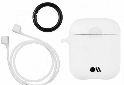 Чехол Case-Mate для AirPods c держателем White