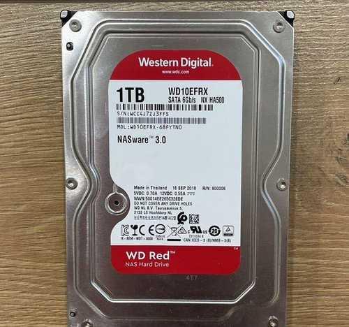 Жесткий Диск western digital red 1TB