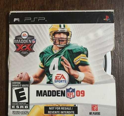 Игра для PSP madden 09