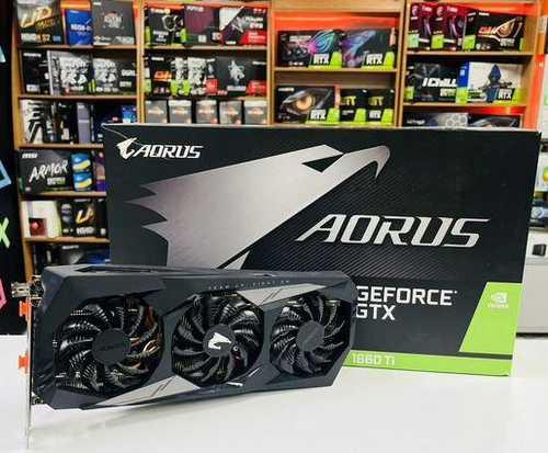 Видеокарта Gigabyte Aorus GTX1660ti