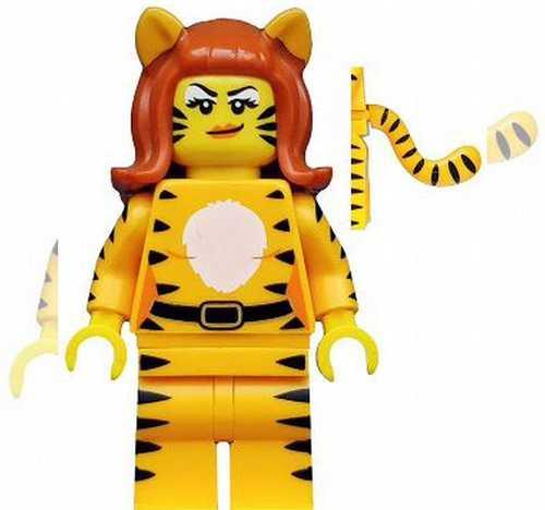 Минифигурка Lego Tiger Woman, Series 14 col219 U