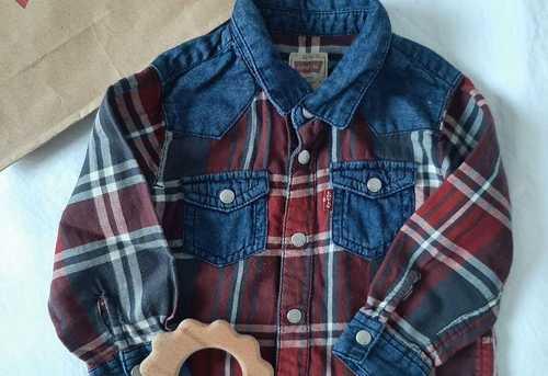 Рубашка детская для мальчиков Levis 80 см 12 мес
