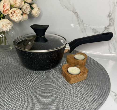 Ковш кухонный (Новый) с крышкой 1,2 л Unifico