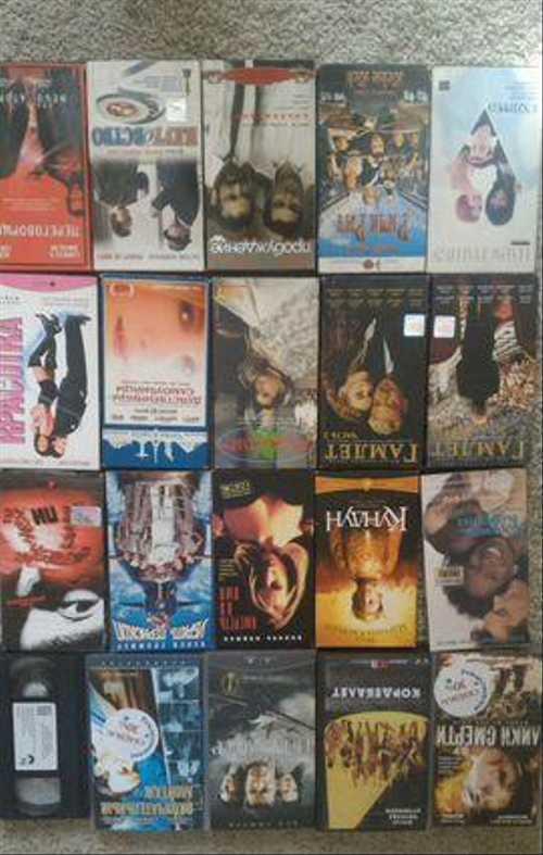 Голливудские фильмы на VHS кассетах (38шт)