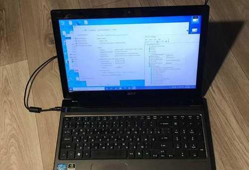 Ноутбук для учебы или офиса Acer Aspire 5750g