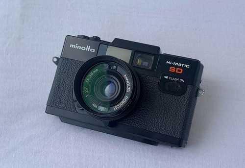 Minolta Hi-Matic SD, протестирован с пленкой