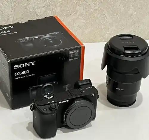 Фотоаппарат Sony A6400   объектив Sony 18-105 G