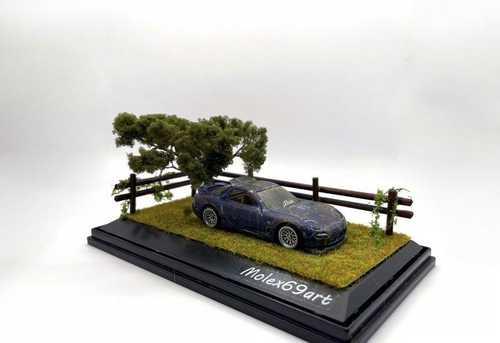 Диорама Mazda RX-7 1:64