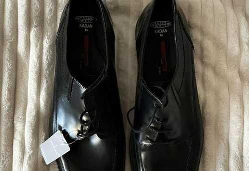 Черные мужские туфли 45 размер