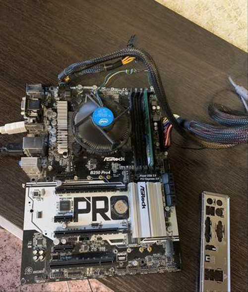 Asrock b250 pro4 1151 связка с g3930