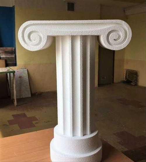 Фигуры, колонны, фальш камин, декор из пенопласта