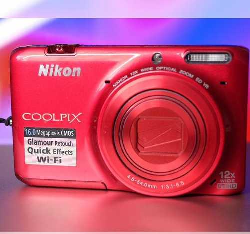 Компактный фотоаппарат Nikon Coolpix S6500