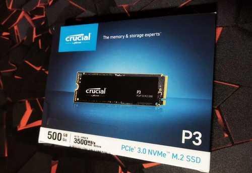 Как новый 500 Гб SSD M.2 накопитель Crucial P3
