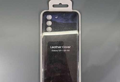 Чехол Samsung Leather Cover S21+ Black