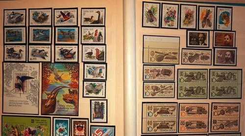 Чистые марки 1989-1993