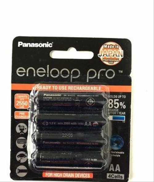 Аккумуляторы AA 2500 Panasonic Eneloop Pro