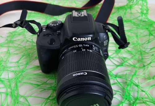 Зеркальный фотоаппарат Кэнон Canon 100D Kit Black