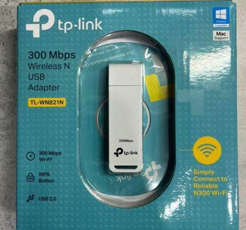 Wi fi адаптер TP Link TL WN821N 300mb usb