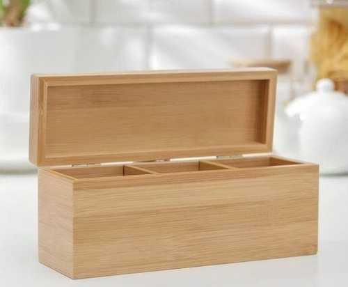 Новые ящики для чая и чайных пакетиков, бамбук