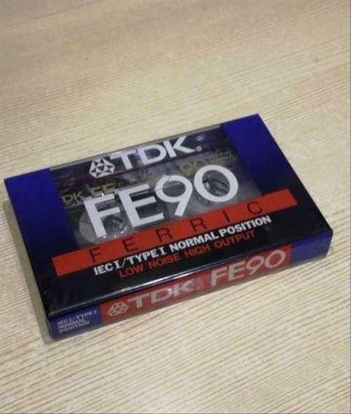 Аудиокассета новая TDK FE90