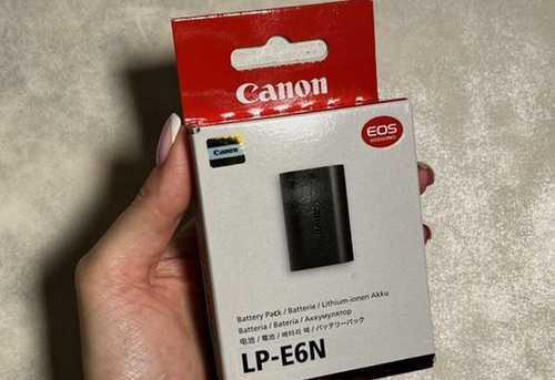 Новый аккумулятор Canon LP-Е6N оригинал