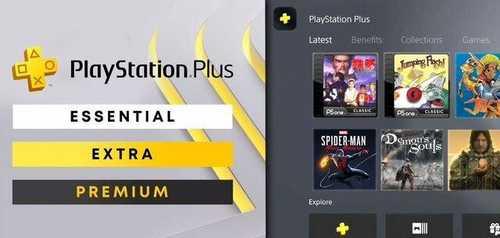 Подписка PS Plus 1-12 месяцев