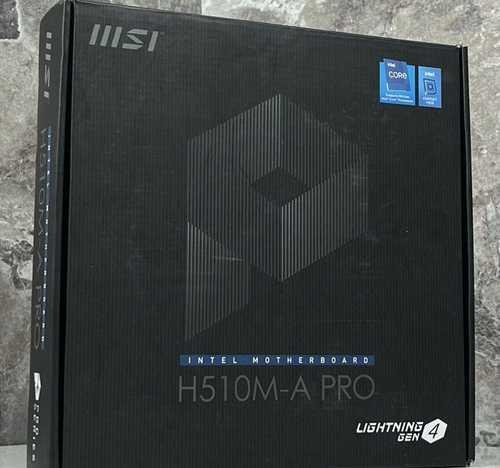 Материнская плата msi h510m a pro