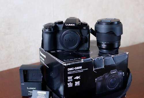 Panasonic DMC-G80M kit 12-60mm как новый