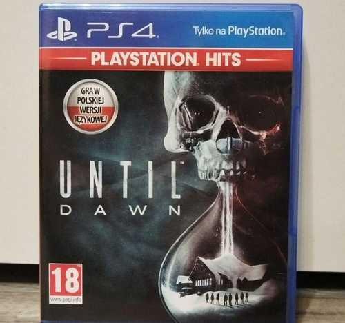 Until dawn ps4 диск полностью на русском