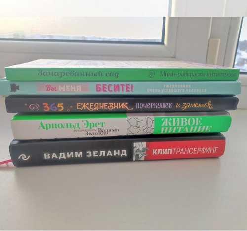 Книги Вадима Зеланда и ежедневники