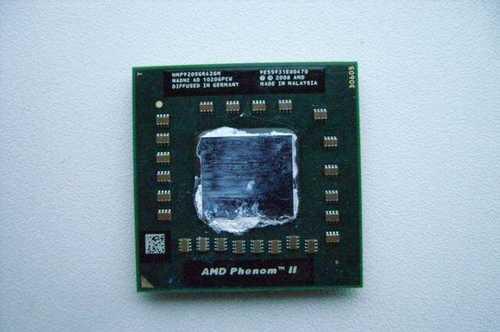 Процессор CPU ноутбука AMD Phenom II Quad-Core