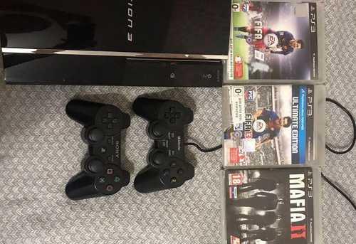 Sony PlayStation 3 FAT прошитая 60гб