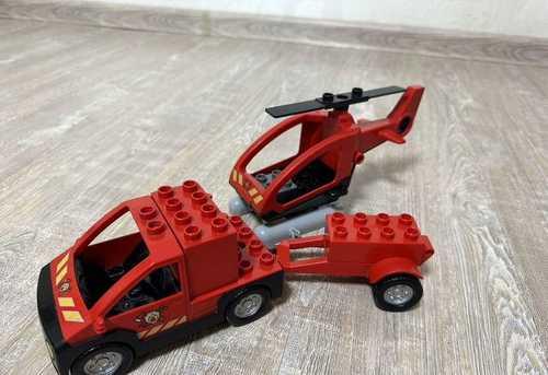 Lego duplo машина вертолет
