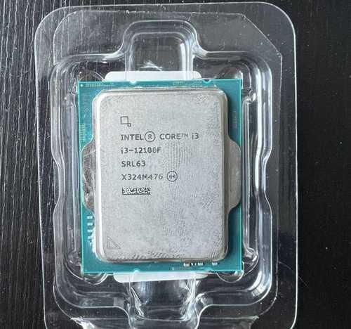 Процессор intel core i3 12100f