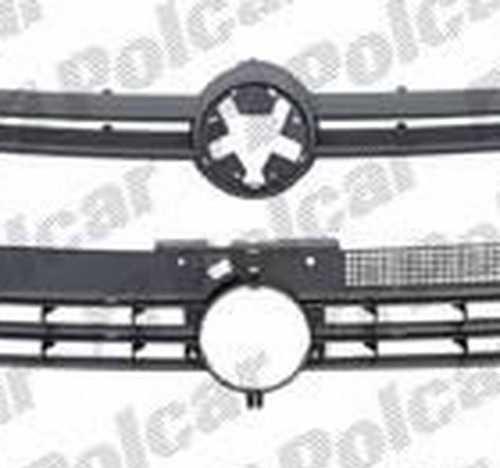 Решетка перед для volkswagen golf IV (1J) (HB + комби) 08.97-09.06