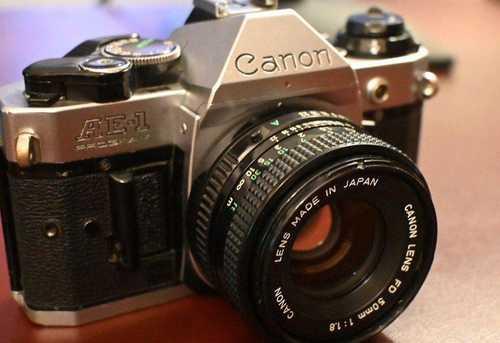 Пленочный фотоаппарат Canon AE-1 Program