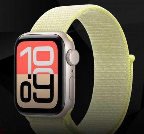 Часы Apple Watch SE 3 44 mm бежевый/желтый S/M