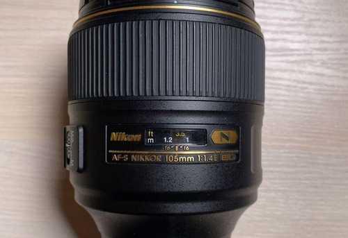Объектив Nikon 105 1.4E ED