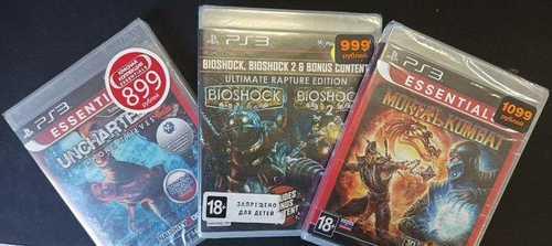 Игры для Sony Playstation 3 (3 запечатанных диска)